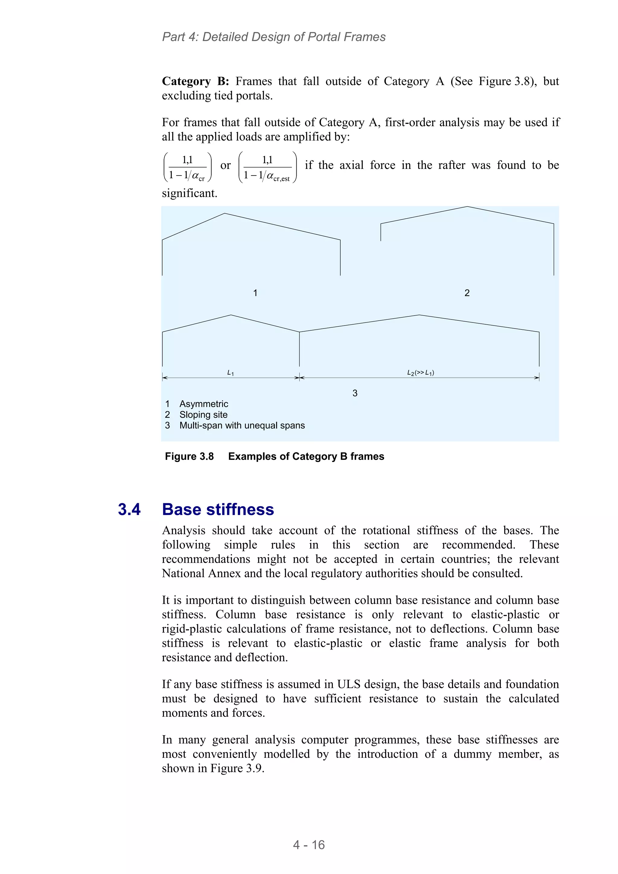 Design of portal frame structures | PDF