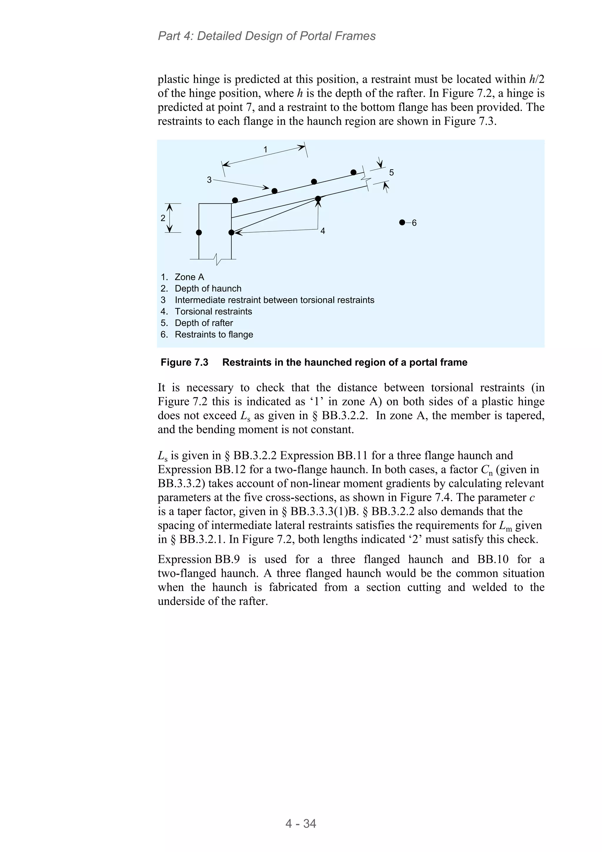 Design of portal frame structures | PDF