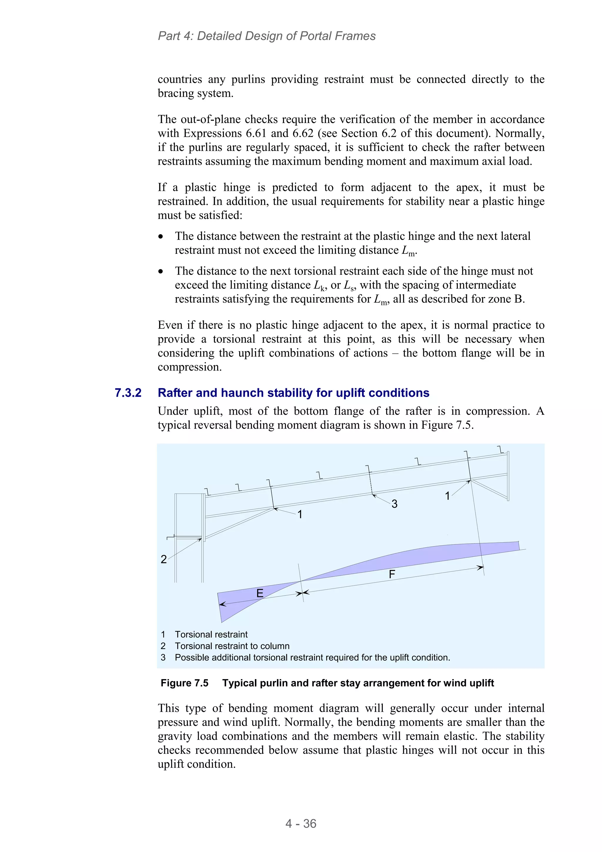 Design of portal frame structures | PDF