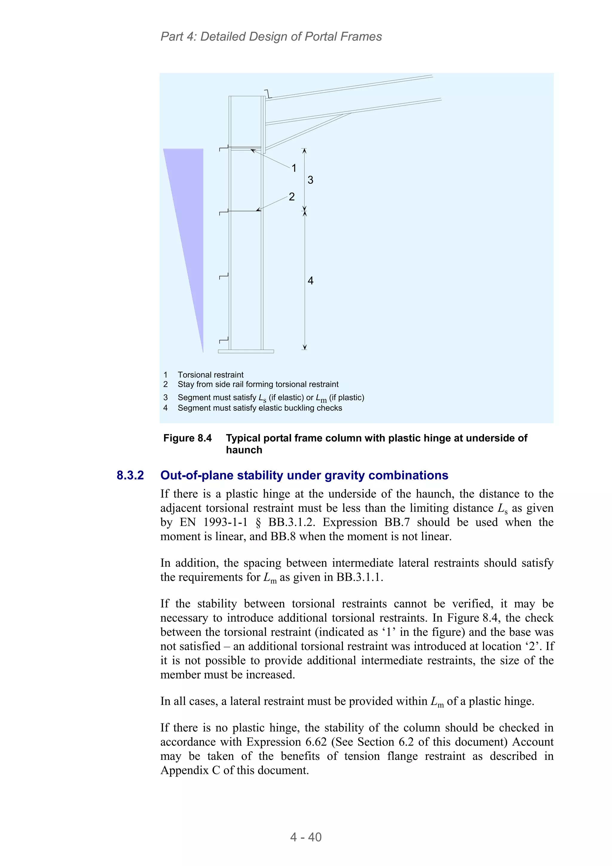 Design of portal frame structures | PDF