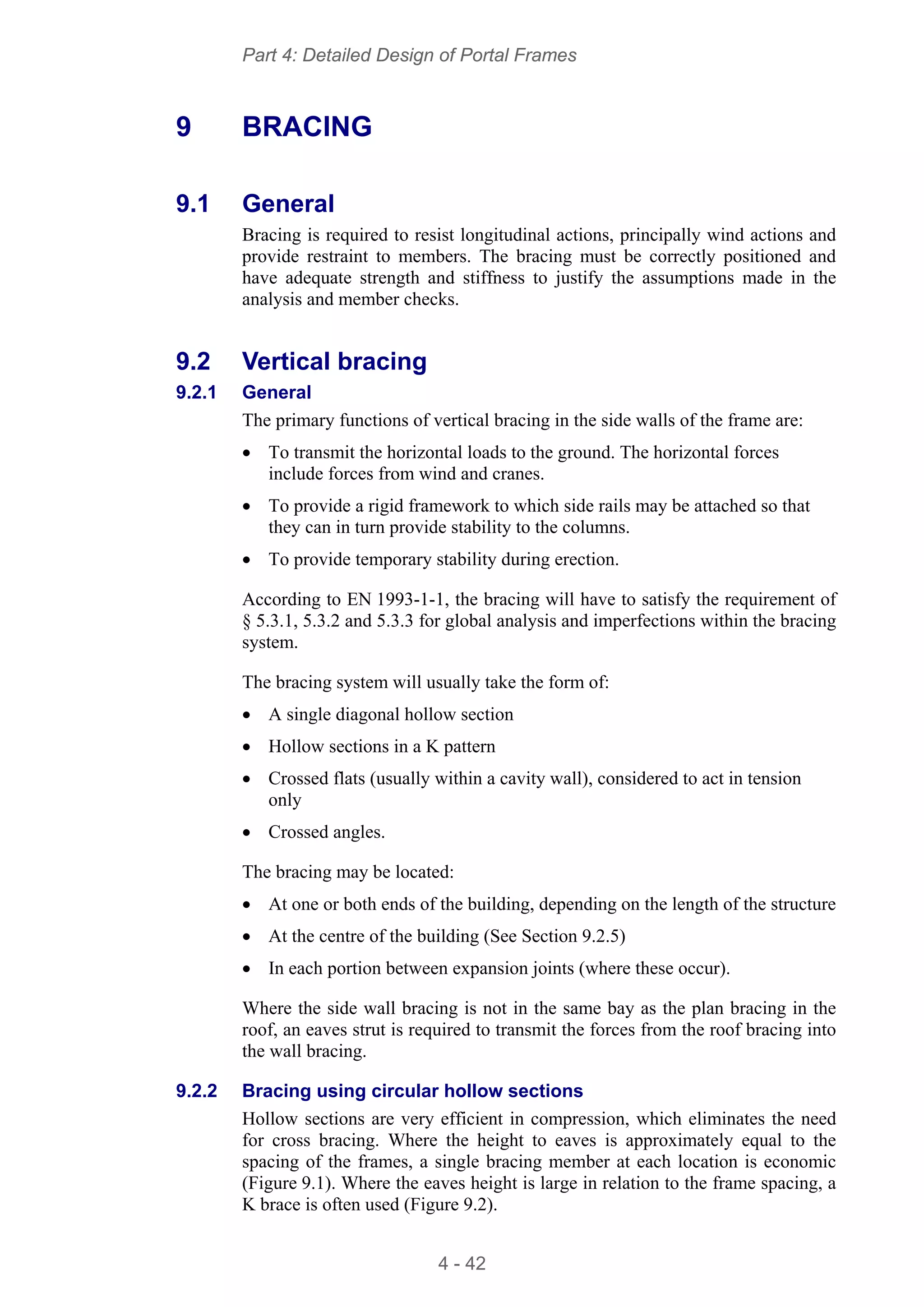 Design of portal frame structures | PDF