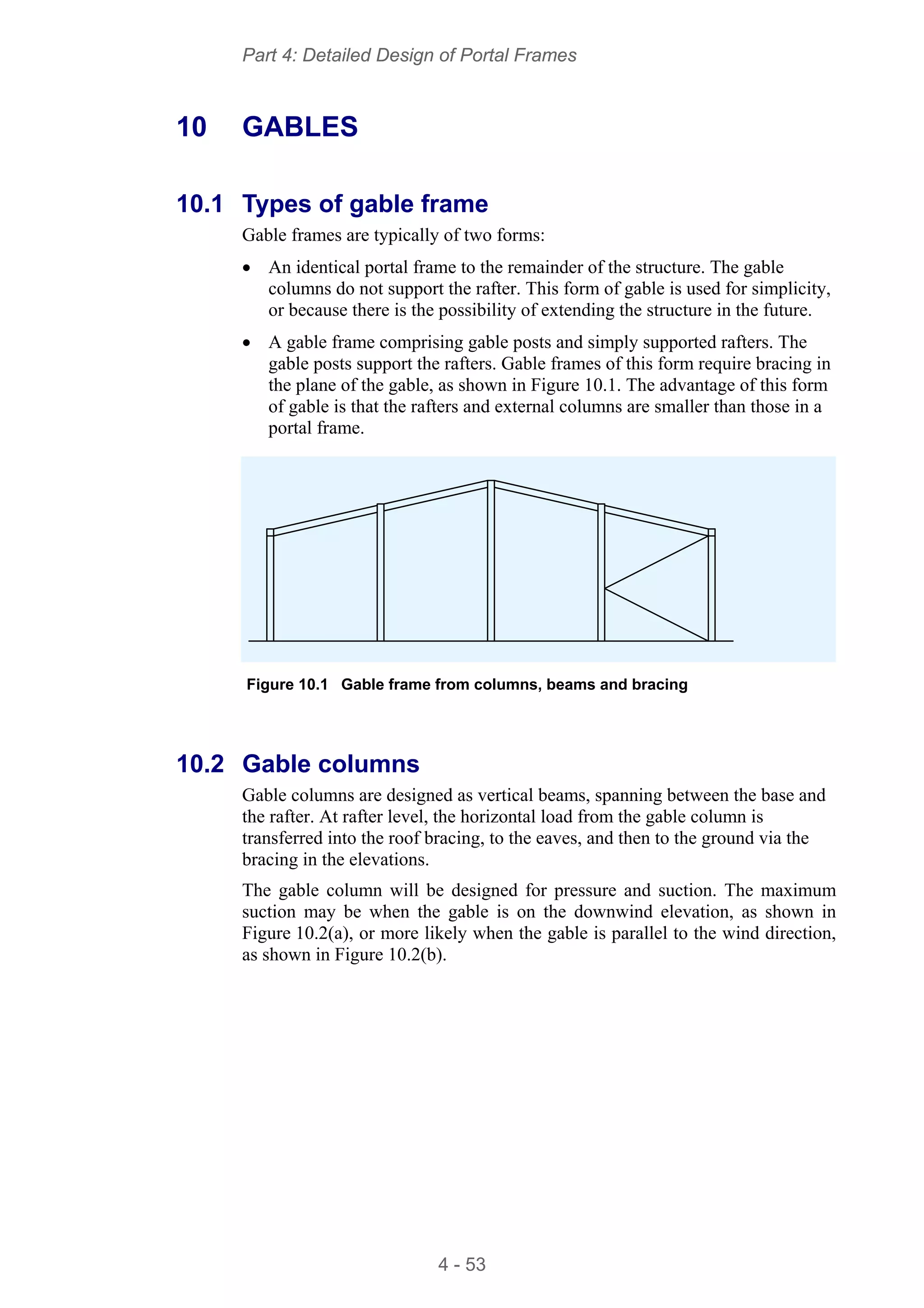 Design of portal frame structures | PDF
