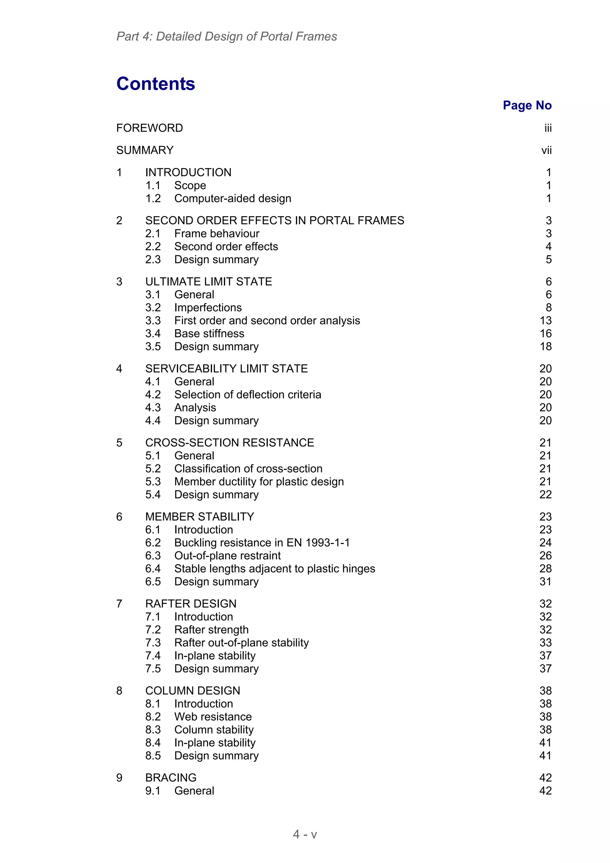 Design of portal frame structures | PDF