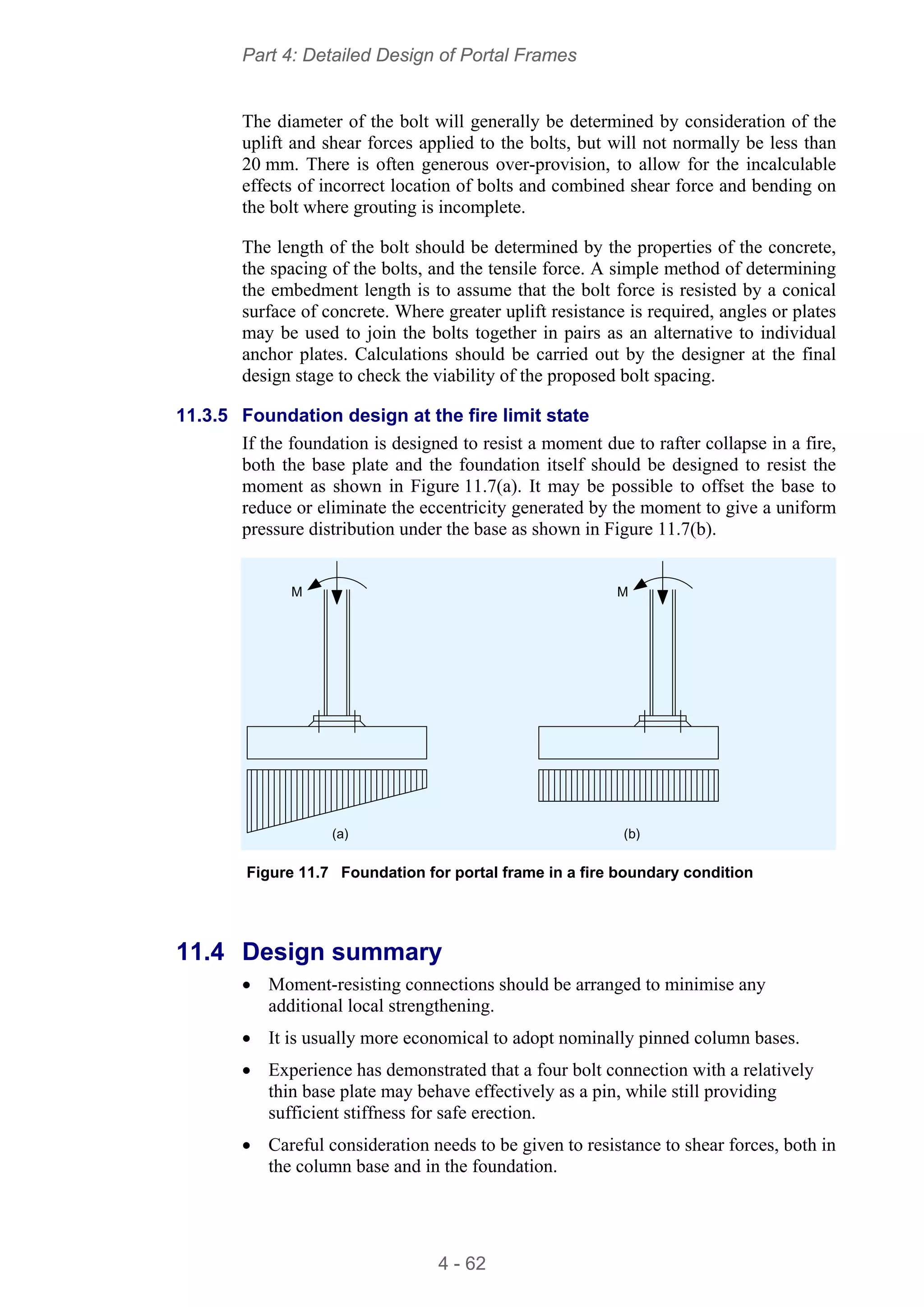 Design of portal frame structures | PDF
