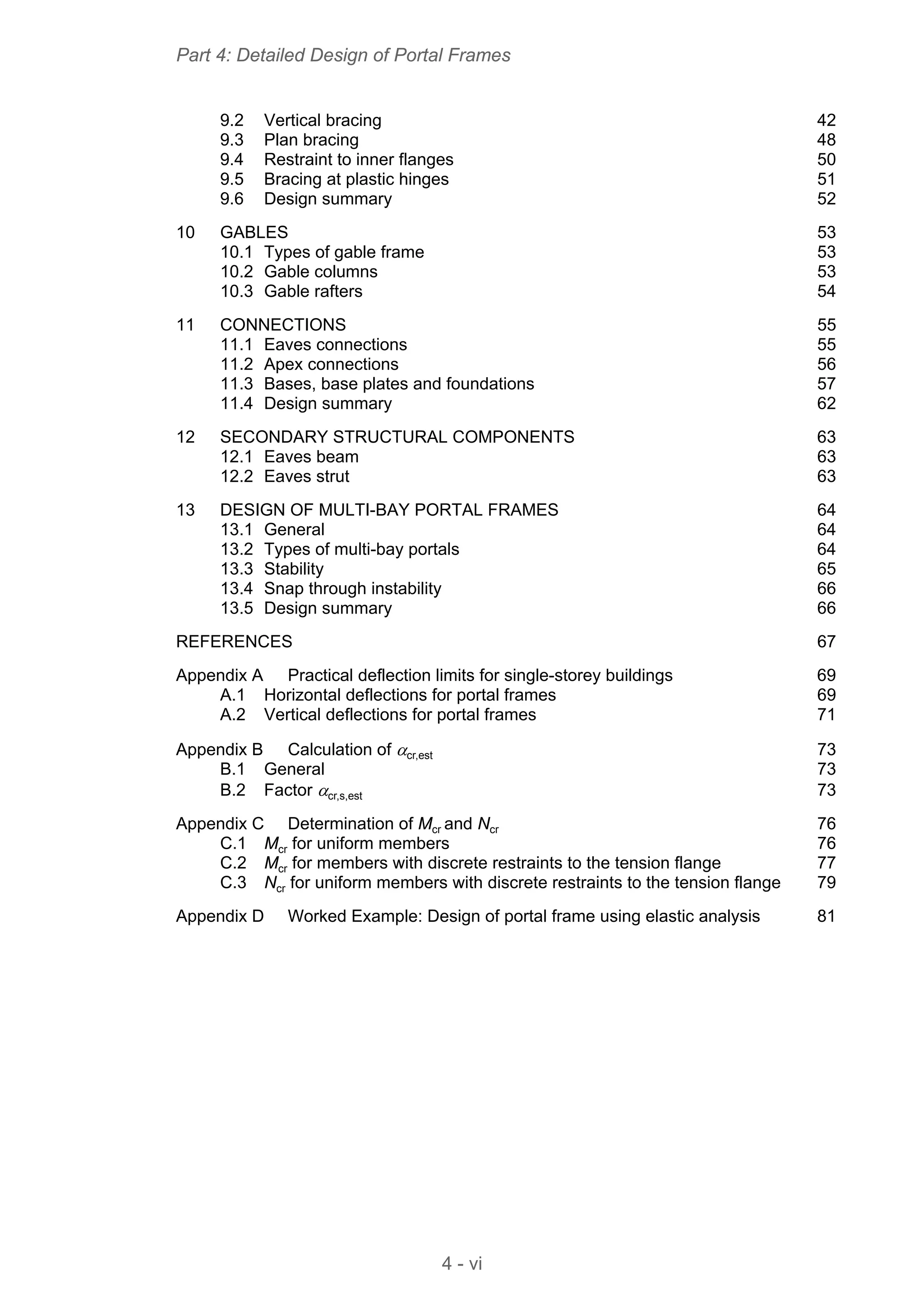 Design of portal frame structures | PDF