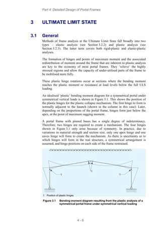 Design of portal frame structures | PDF