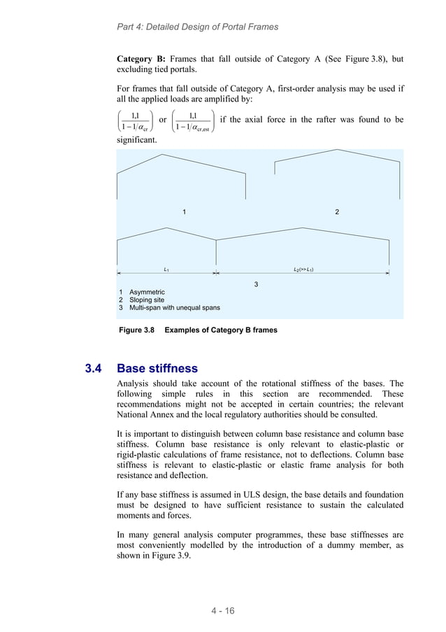 Design of portal frame structures | PDF
