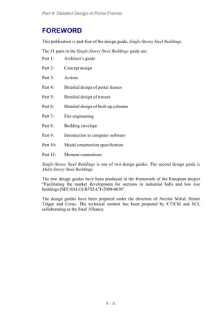 Design of portal frame structures | PDF