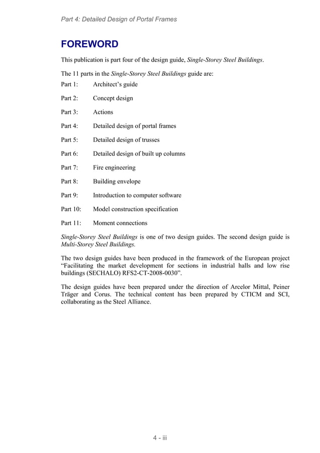 Design of portal frame structures | PDF