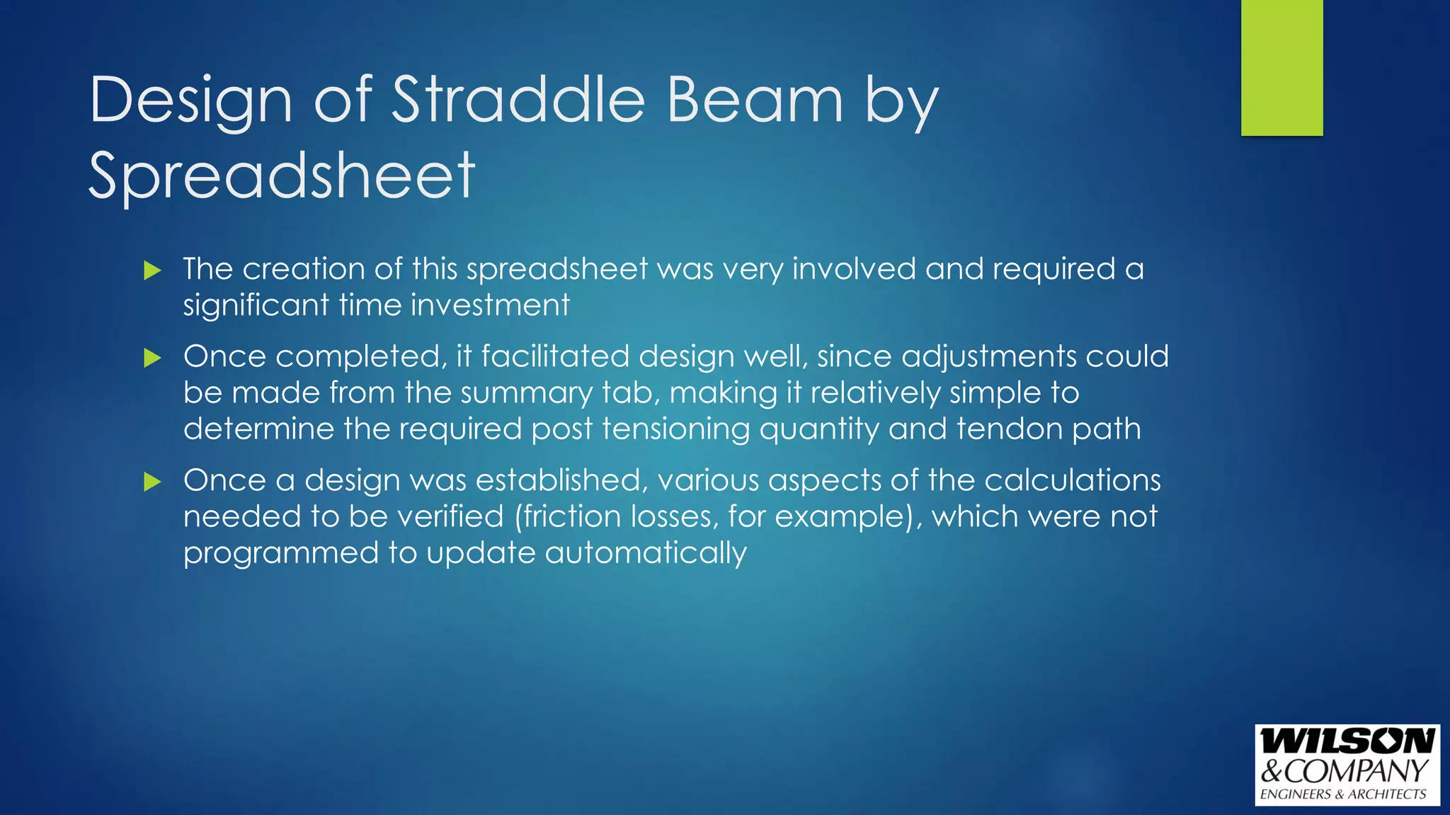 Design of post tensioned straddle beam for bridge support | PDF
