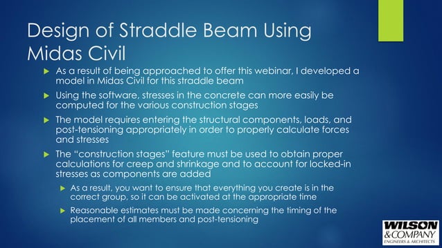 Design of post tensioned straddle beam for bridge support | PDF | Civil ...
