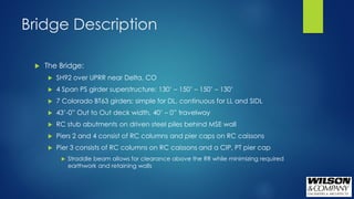 Design of post tensioned straddle beam for bridge support | PDF