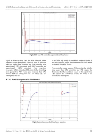 Design of predictive controller for smooth set point tracking for fast ...