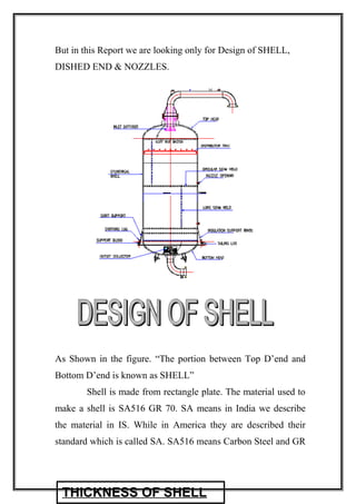 Design of pressure vessel | DOC