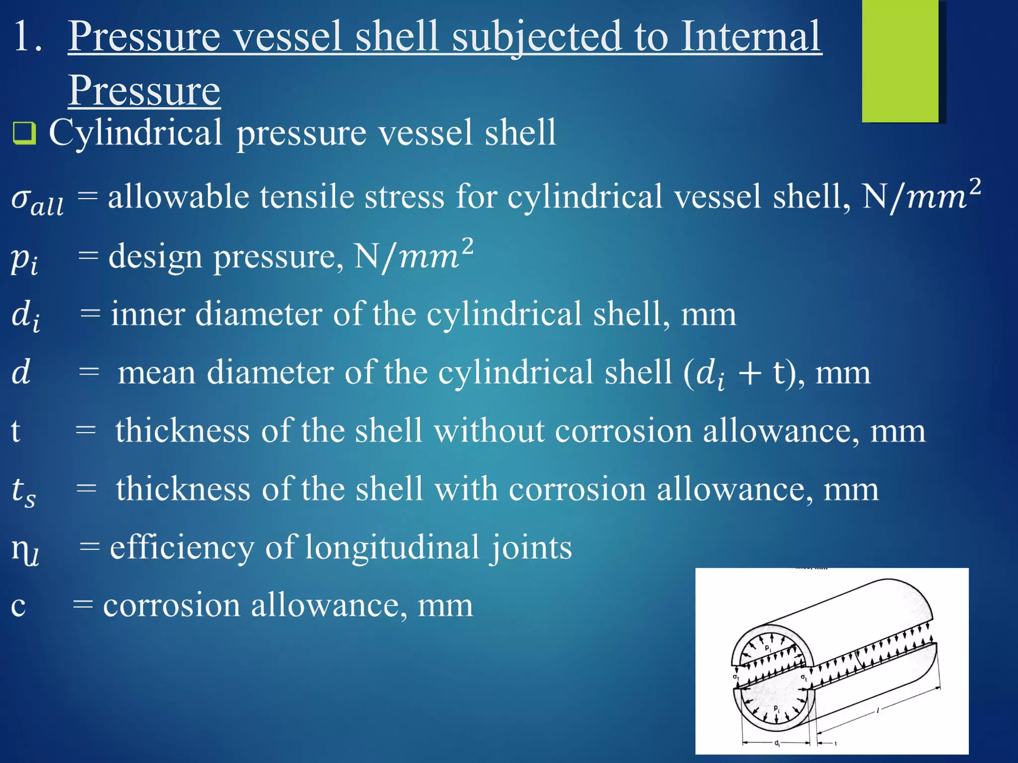 Design of pressure vessel | PPT
