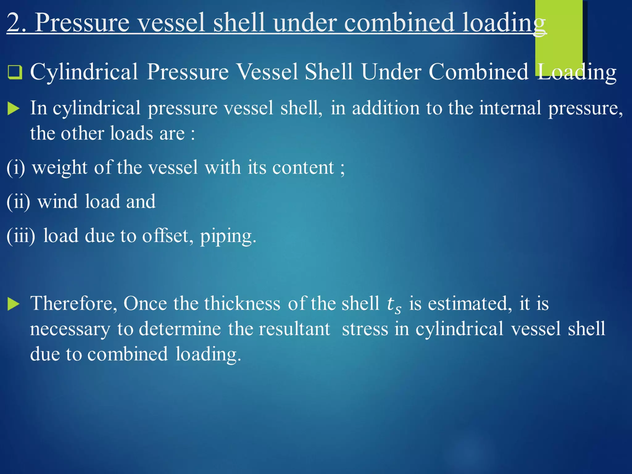 Design of pressure vessel | PPT