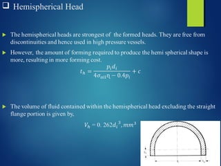 Design of pressure vessel | PPT