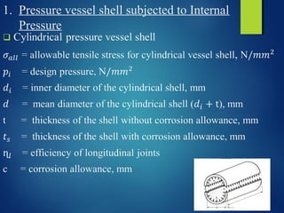 Design of pressure vessel | PPT