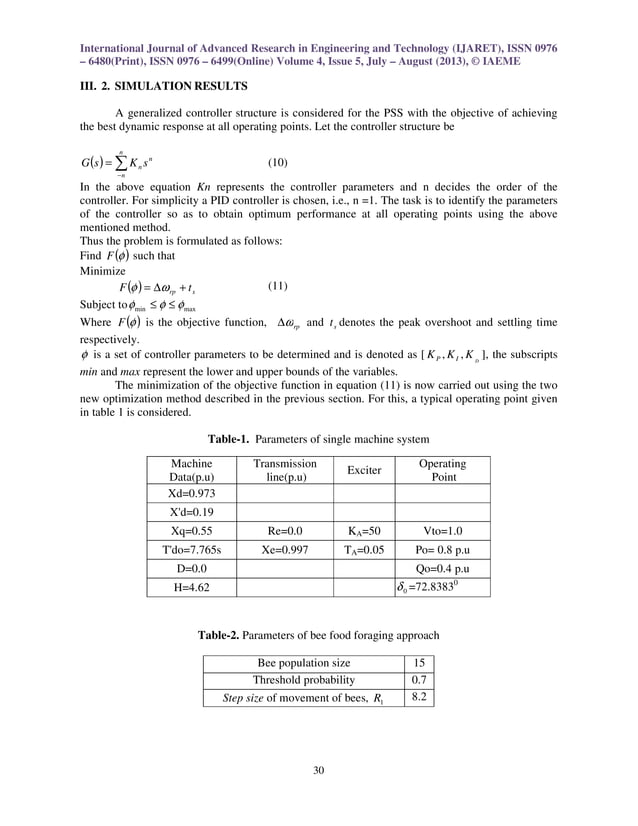 Design of pss using bees colony intelligence | PDF
