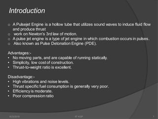 Design of pulse jet engine for UAV -1 | PDF