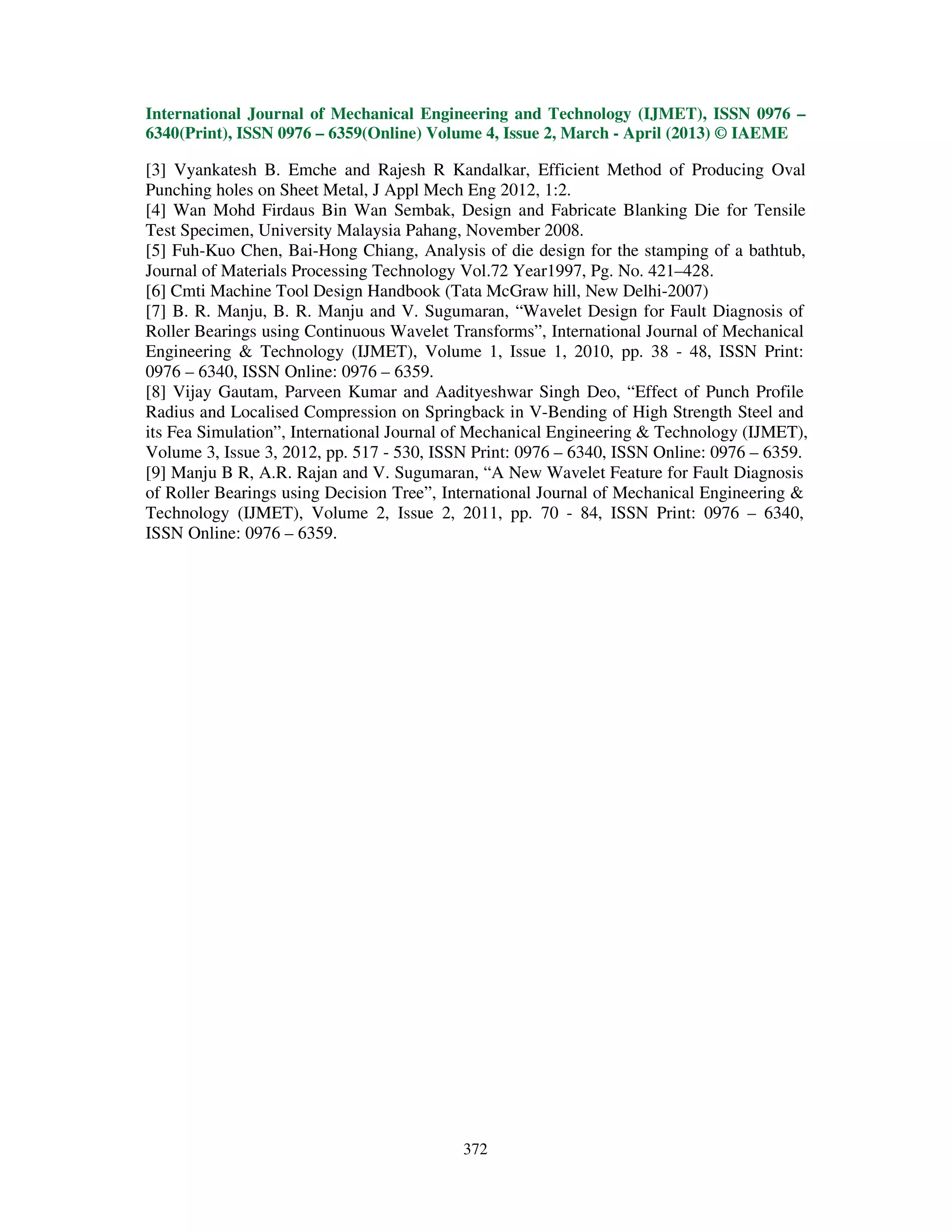 Design of punch and die for taper roller bearing cage for multi pocketing | PDF