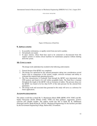 Design of quick connect disconnect hydraulic coupling | PDF