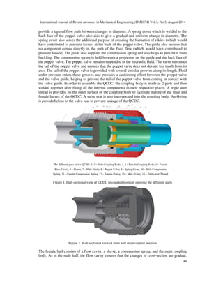 Design of quick connect disconnect hydraulic coupling | PDF