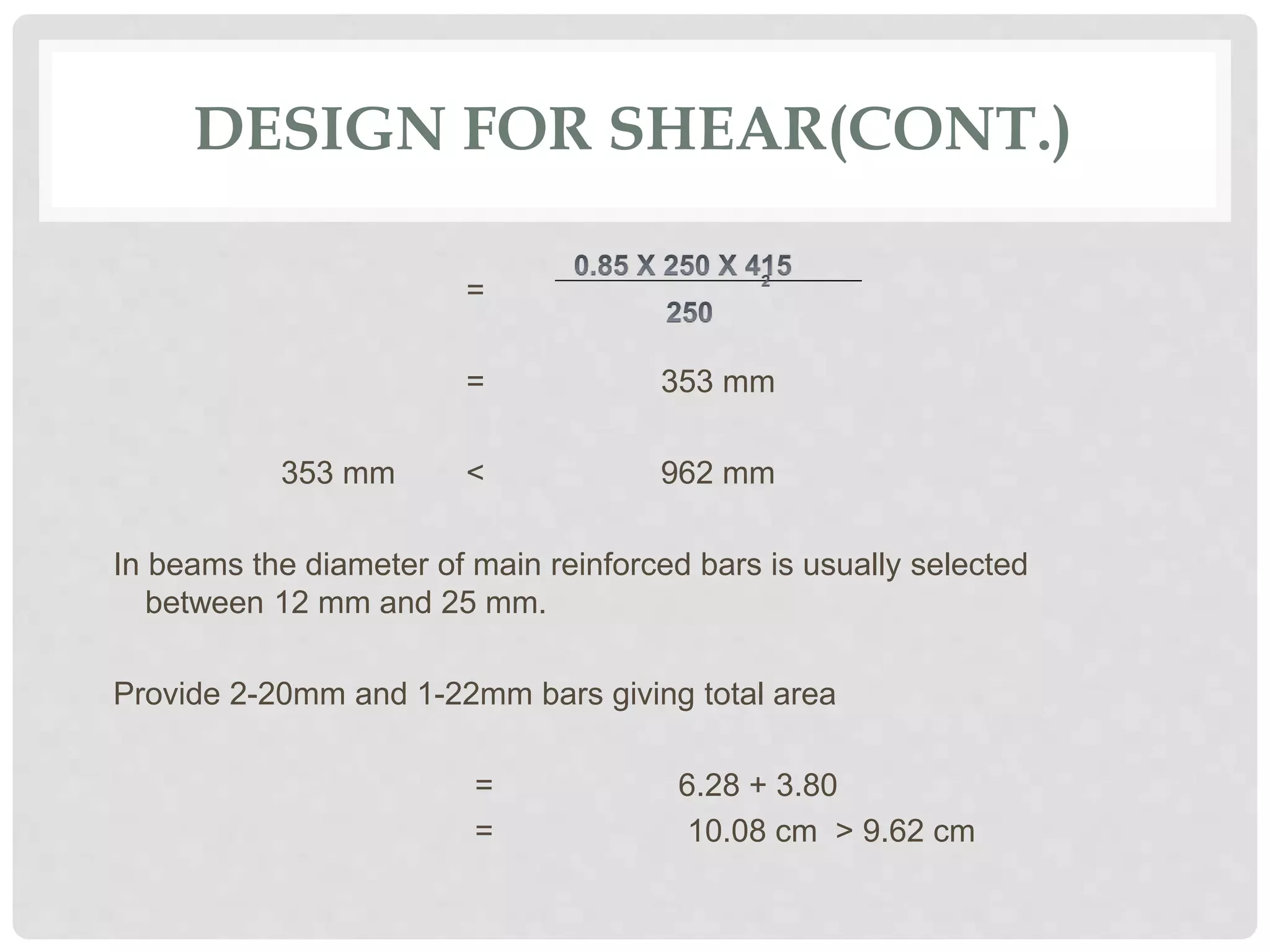 Design of R.C.C Beam | PPTX