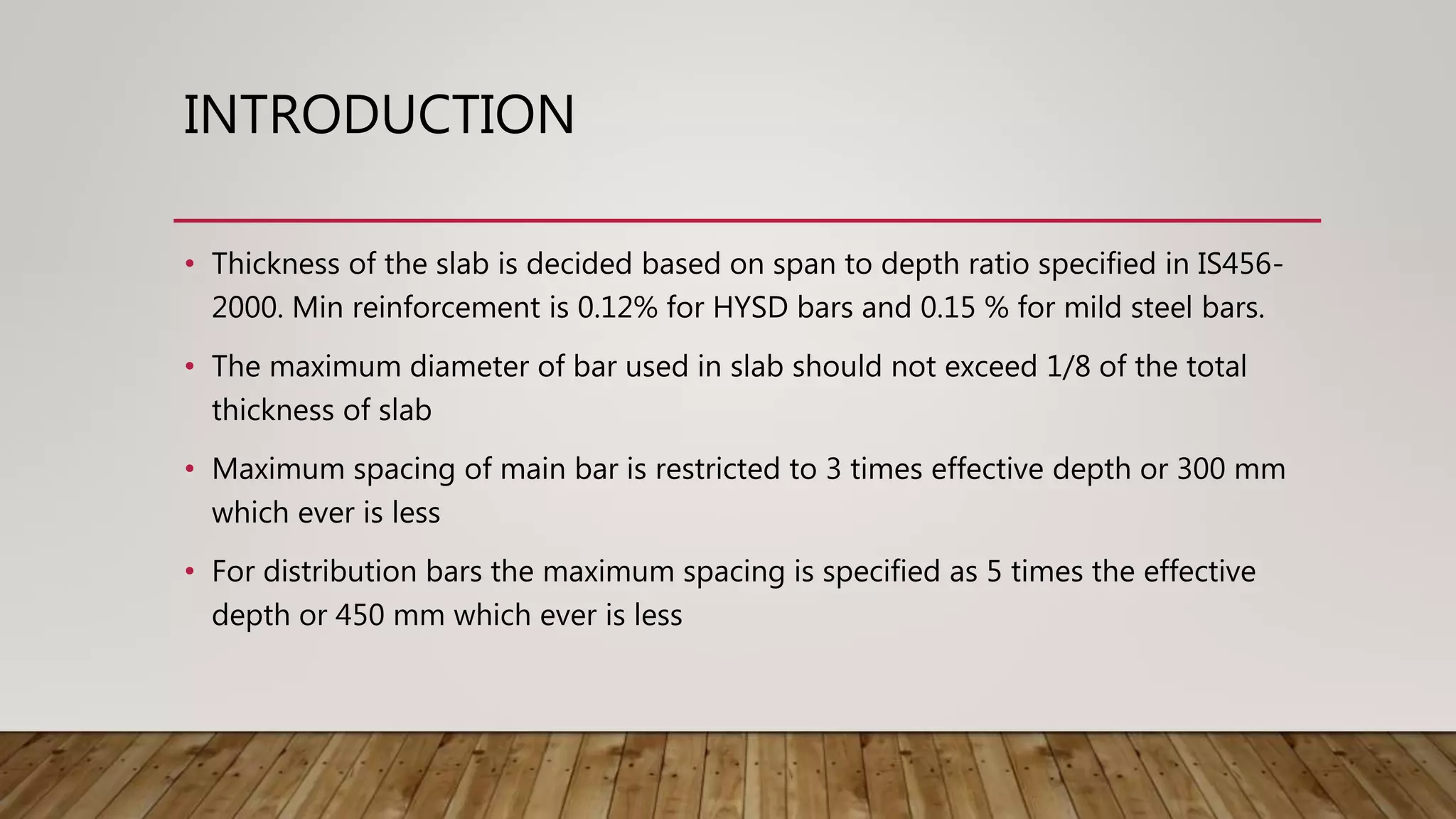 Design of RCC slab two way continuous supported | PPTX