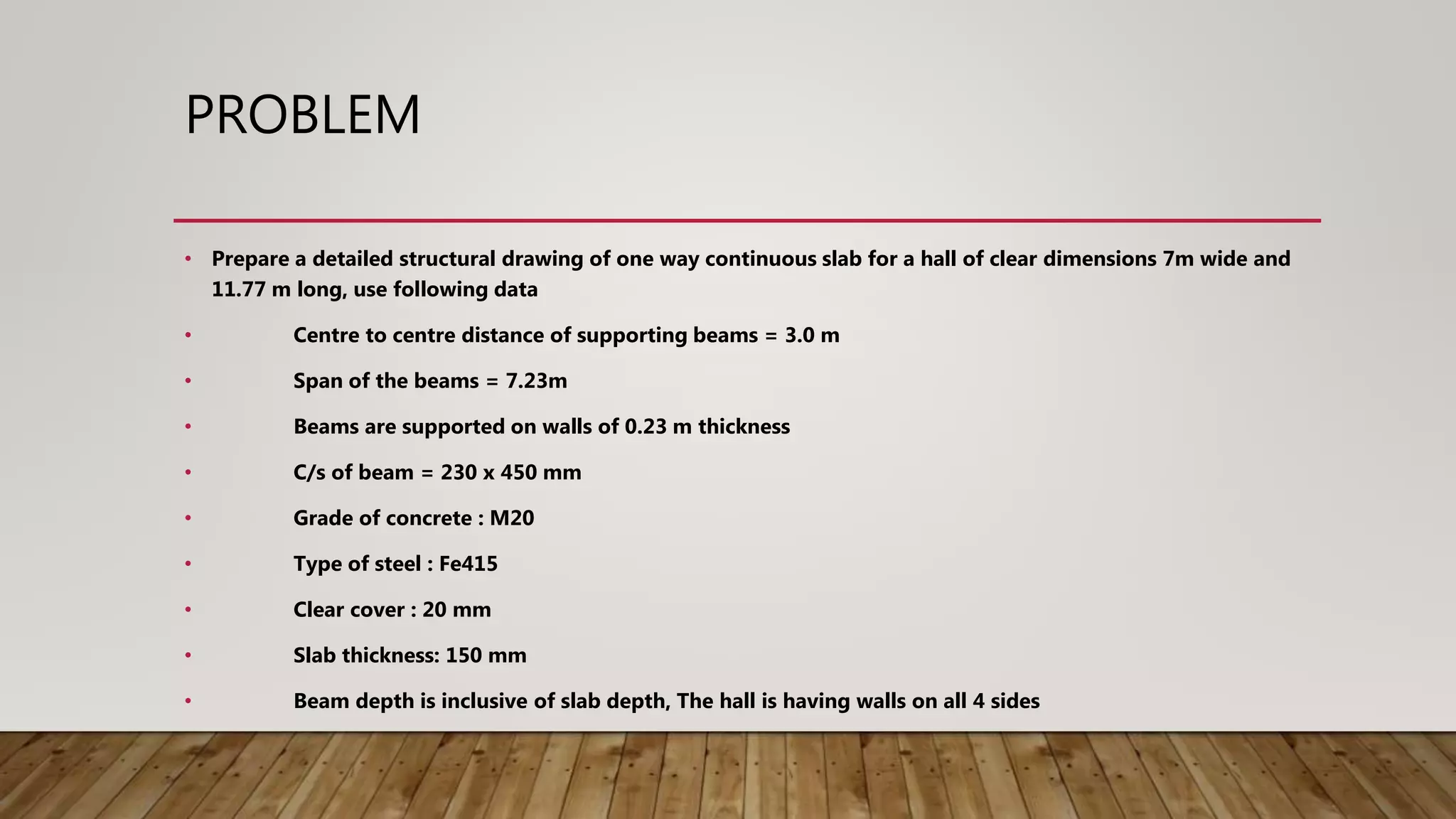 Design of RCC slab two way continuous supported | PPTX