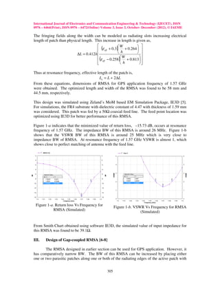 Design of radiating edge gap-coupled broadband | PDF