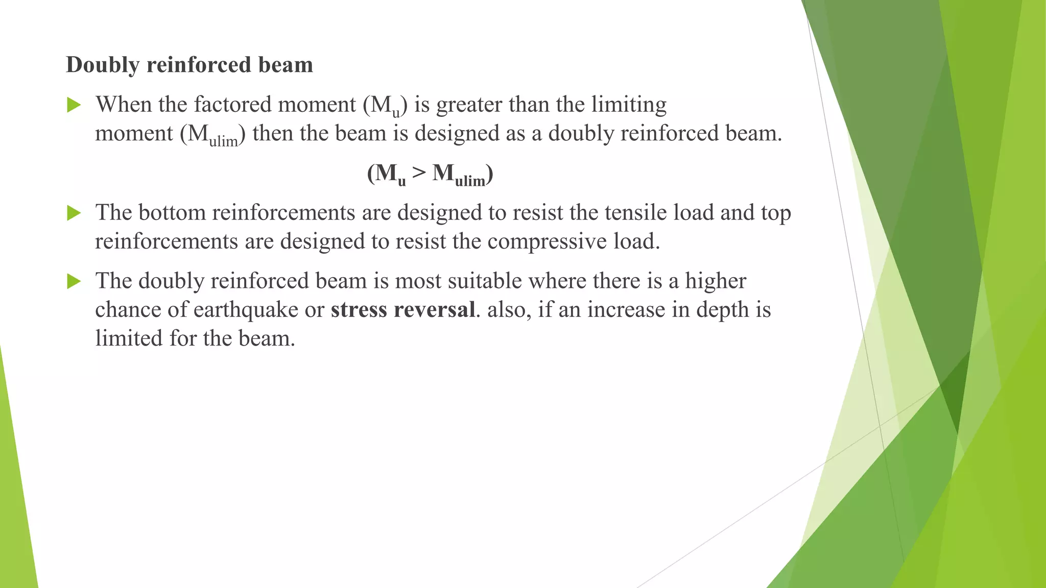 DESIGN OF RC BEAMS | PPTX