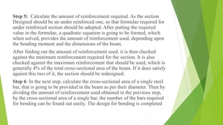 DESIGN OF RC BEAMS | PPTX