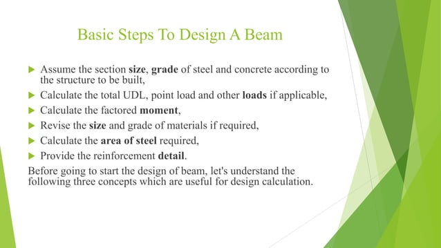 DESIGN OF RC BEAMS | PPTX