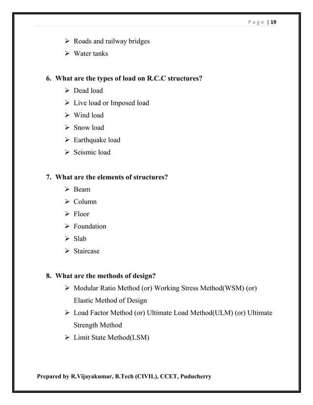 Design of rcc structures | PDF | Civil Engineering Industry | Industries