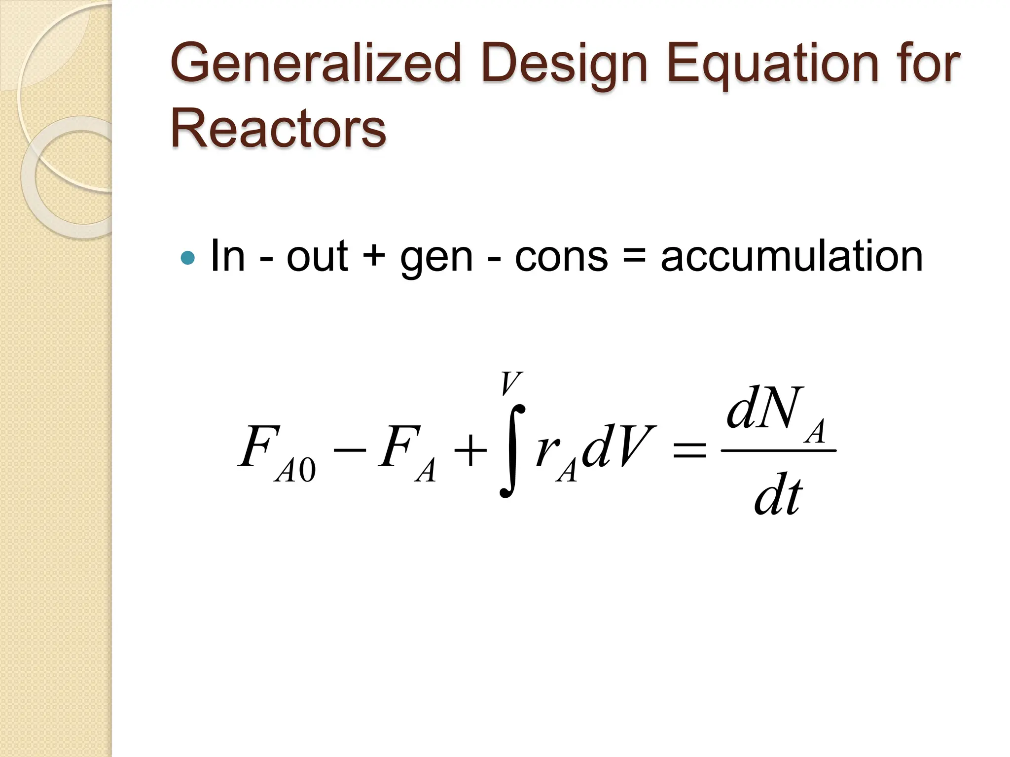 Design of Reactors Presentation Module Useful | PPT