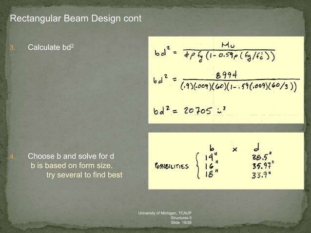 Design of rectangular beam by USD | PPTX