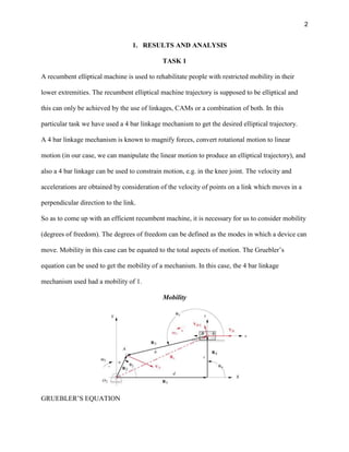 Design of recumbent elliptical trainer | PDF