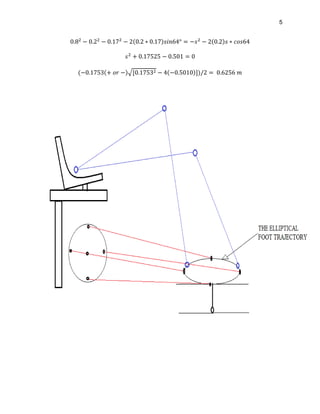 Design of recumbent elliptical trainer | PDF