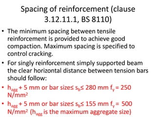 Design of reinforced concrete beam | PDF