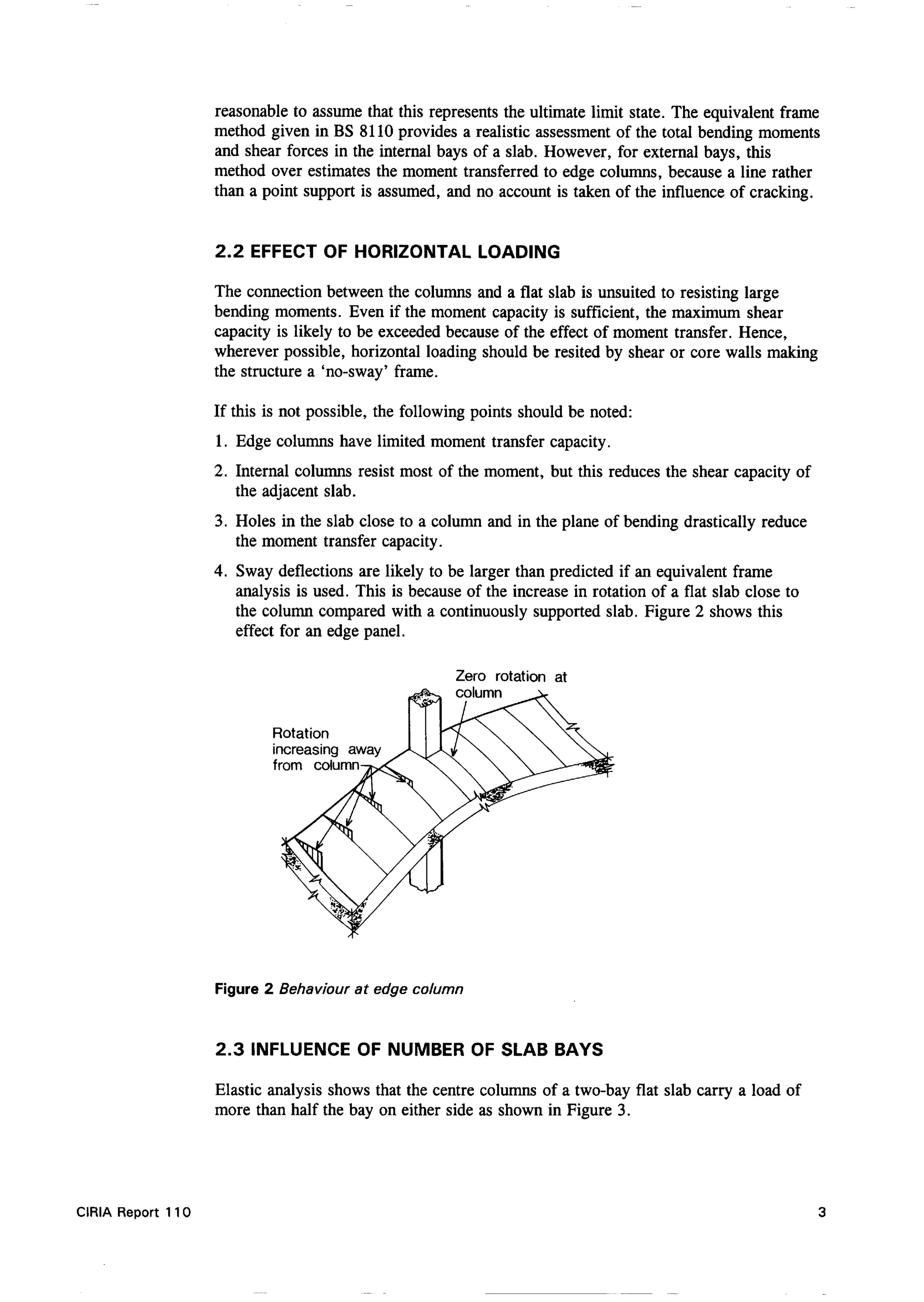 Design of reinforced flat slabs to bs 8110 (ciria 110) | PDF