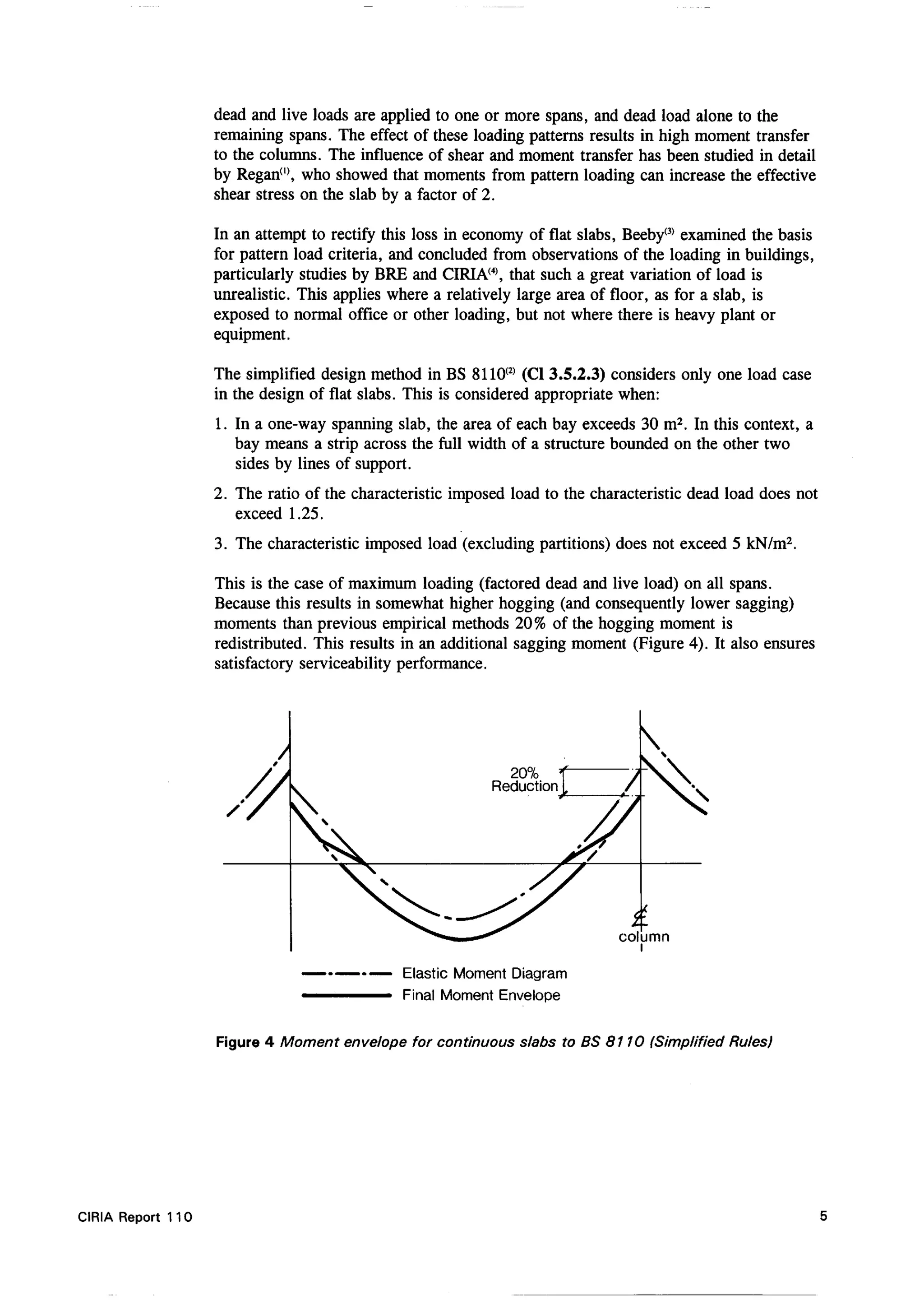 Design of reinforced flat slabs to bs 8110 (ciria 110) | PDF