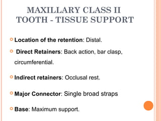 Design of removable partial denture | PPT