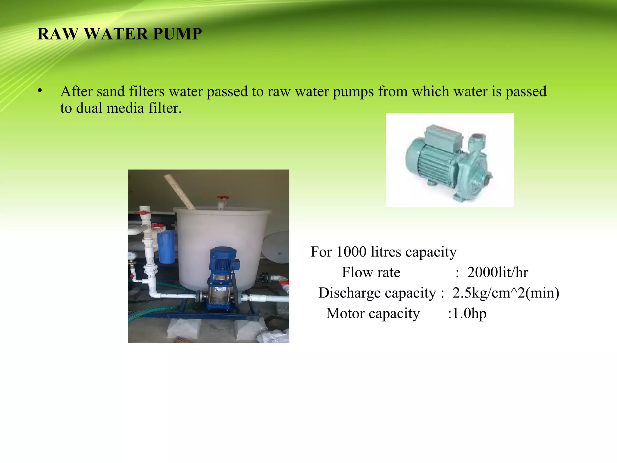 Design of reverse osmosis process plant | PPT