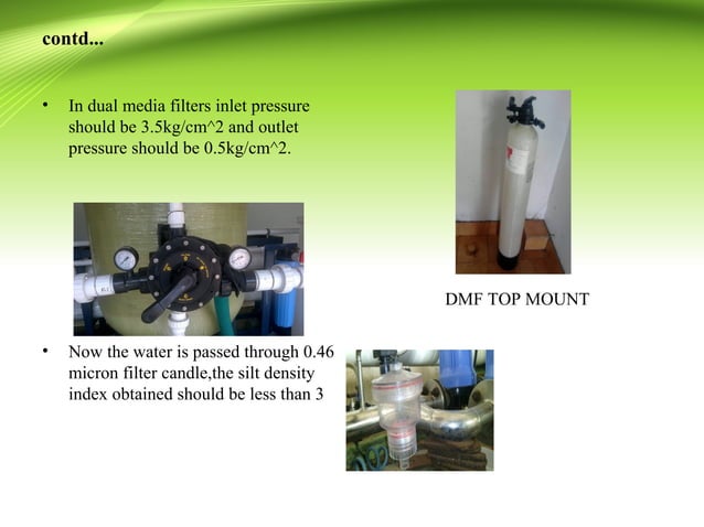 Design of reverse osmosis process plant | PPT | Chemistry | Science
