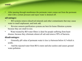 Design of reverse osmosis process plant | PPT