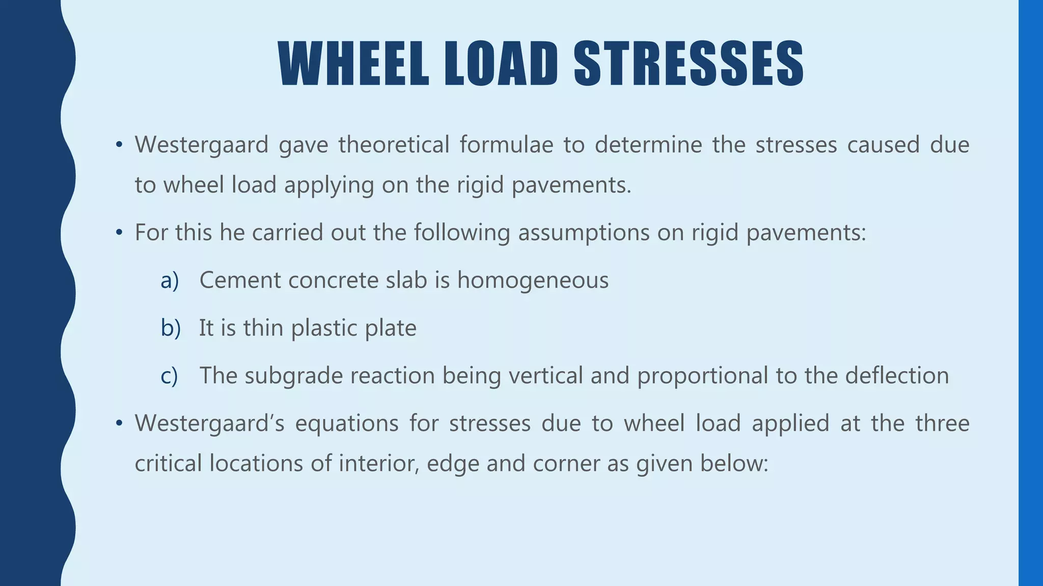 Design of rigid pavements | PPTX