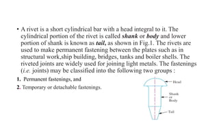 DESIGN OF RIVETED JOINTS.pptx