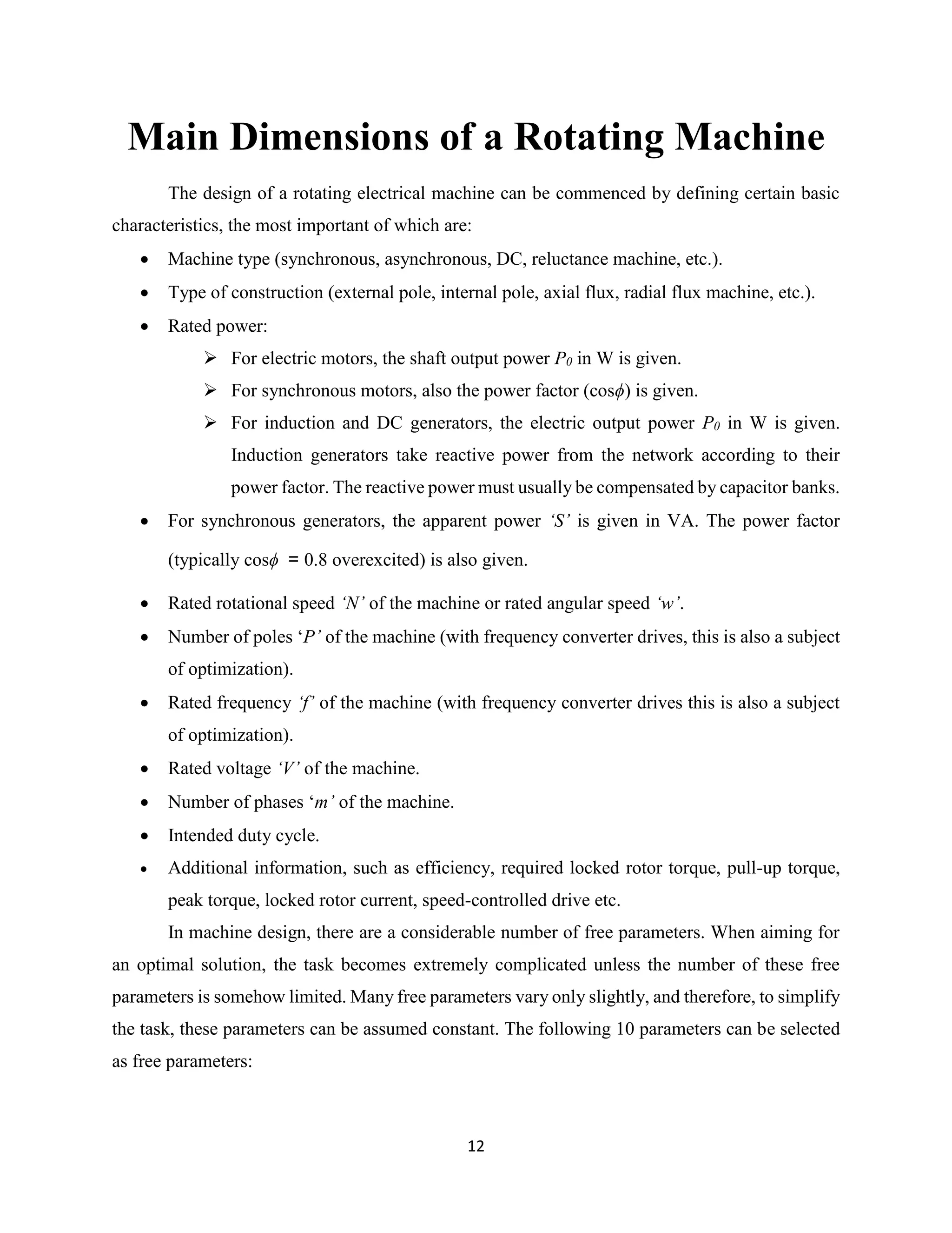 Design of rotating electrical machines | PDF