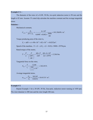 Design of rotating electrical machines | PDF